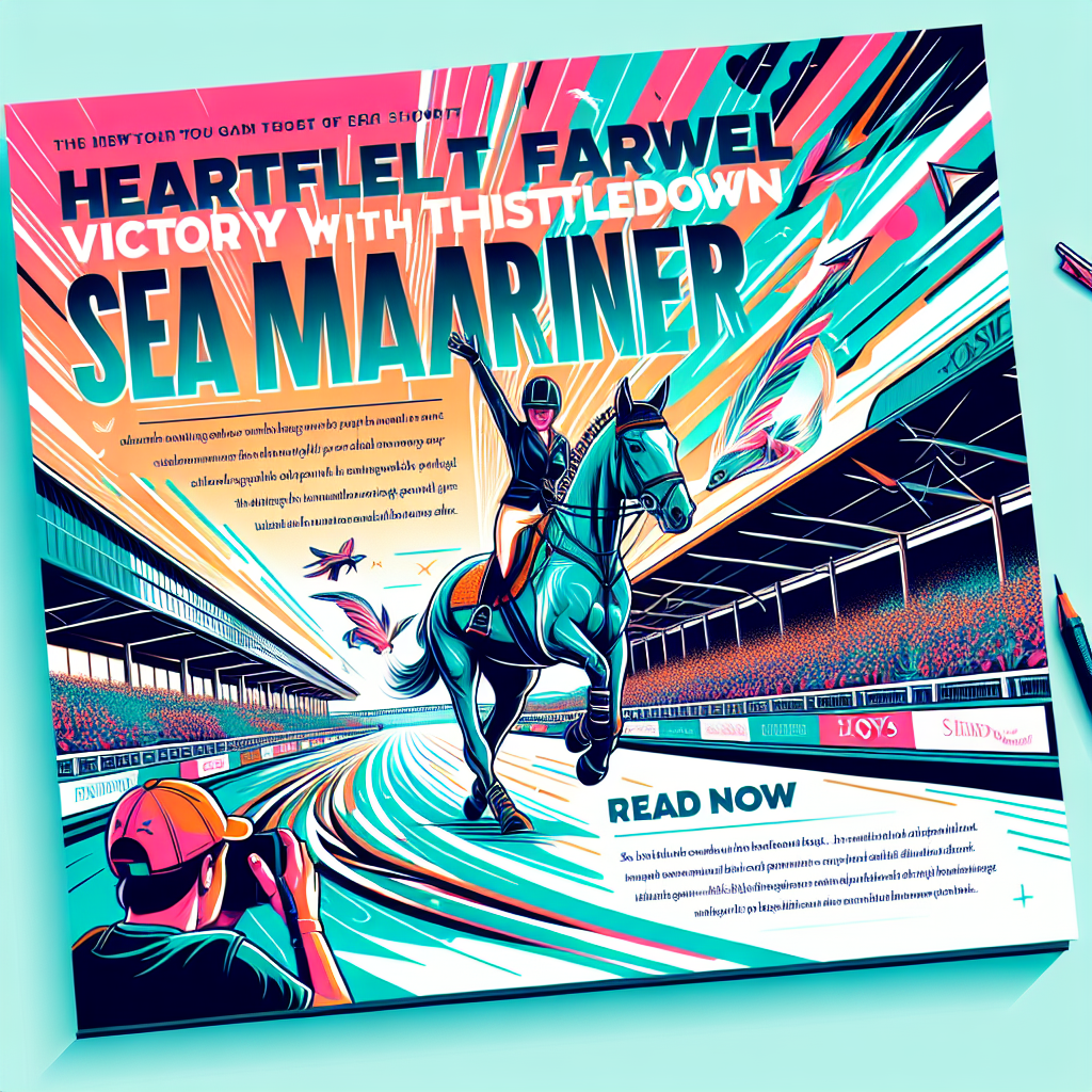 Katie Parker's Heartfelt Farewell Victory With Thistledown Sea Mariner ...