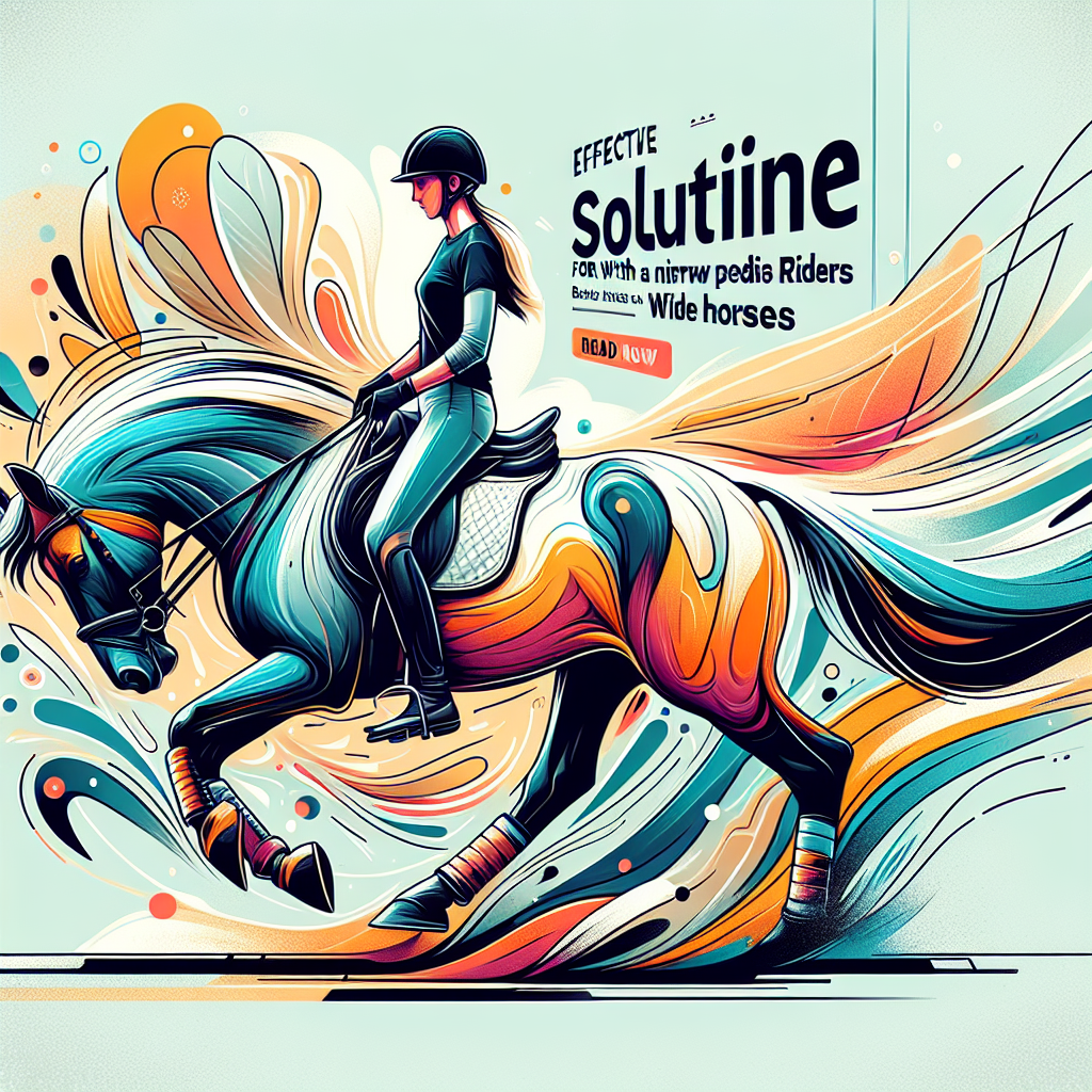 Effective Saddle Solutions for Narrow Pelvis Riders on Wide Horses: Ex ...