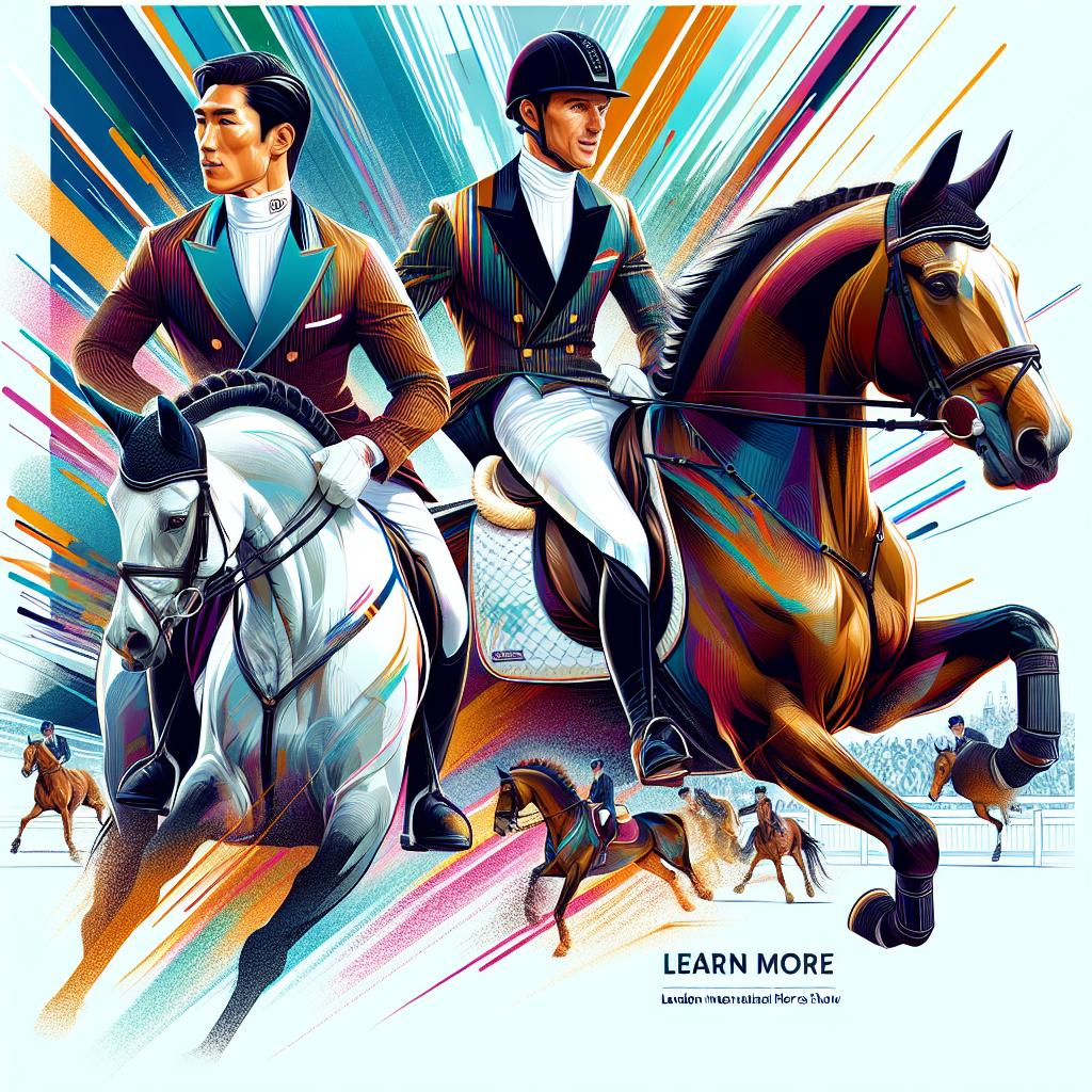 Matt Sampson And Daniel Shine At London International Horse Show – Just ...