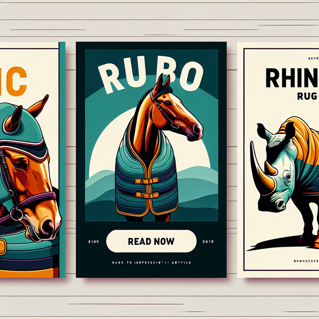 Choosing the Perfect Horse Rug: Discover Rambo Wug and Rhino Rugs' Sol ...
