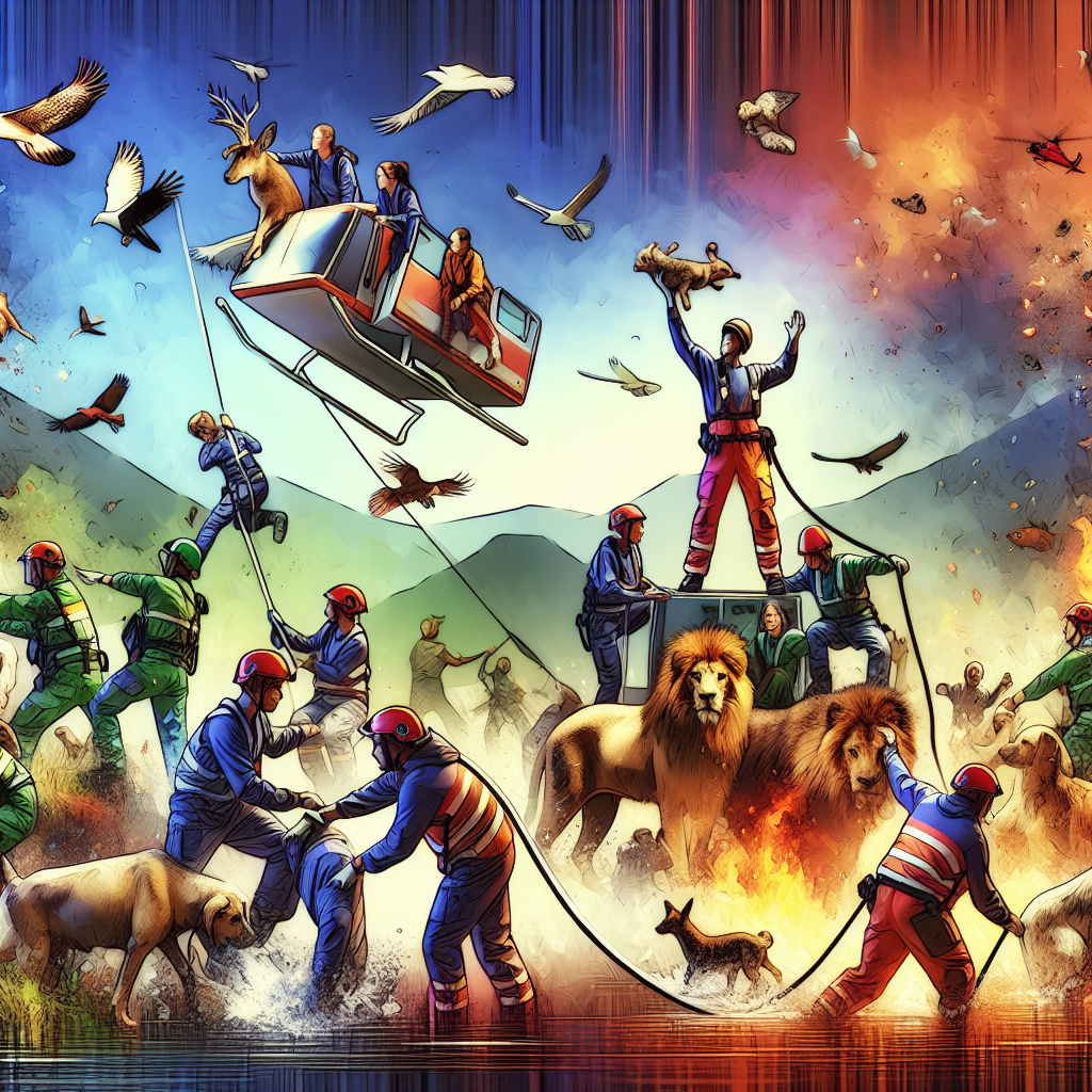 Remarkable Triumphs In Animal Rescue Operations Highlight Teamwork And ...