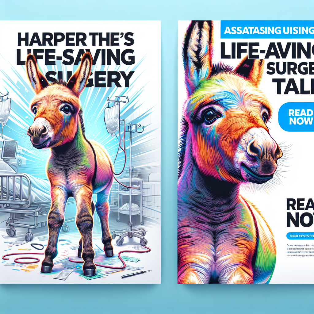 Harper The Donkey Foal's Astonishing Life-Saving Surgery Tale – Just ...