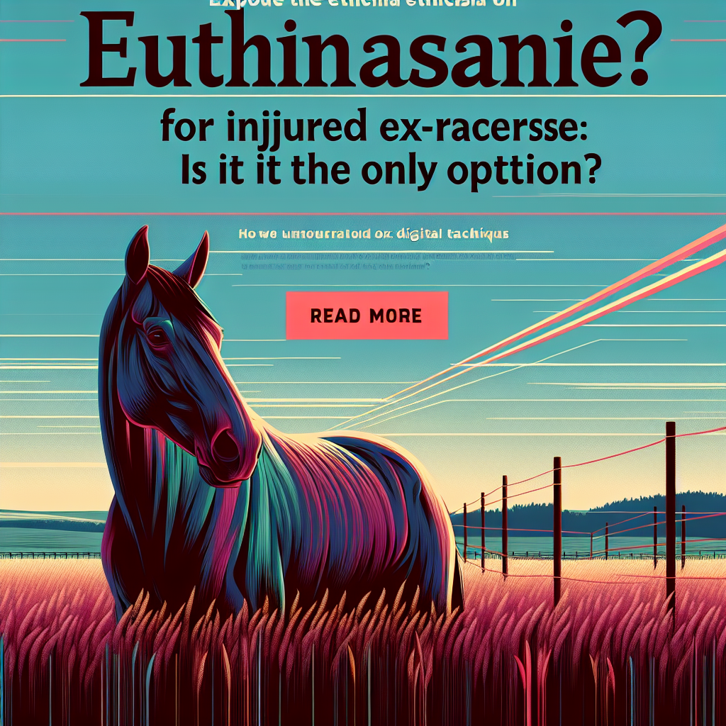 Exploring the Ethics of Euthanasia for Injured Ex-Racehorses: Is It th ...