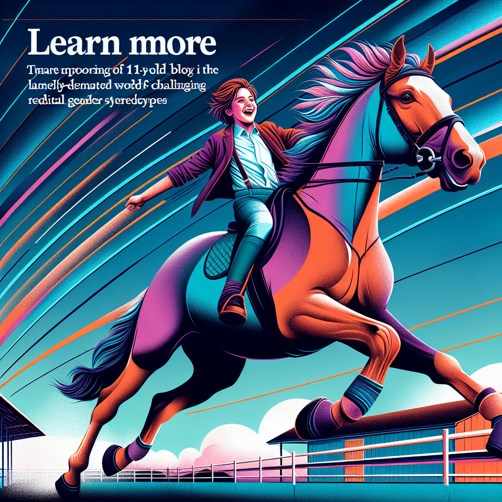 Challenging Gender Stereotypes in Equestrianism: Meet 11-Year-Old Olli ...