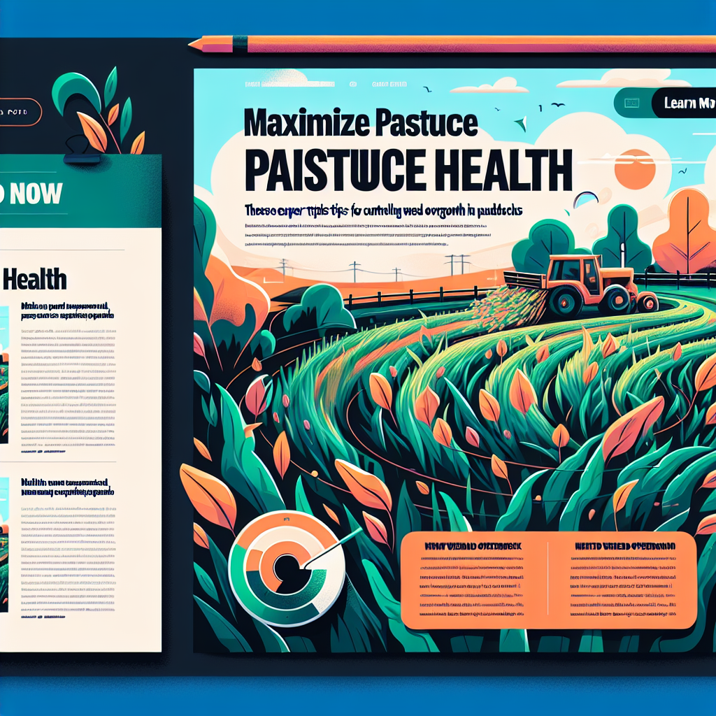 Maximize Pasture Health with These Expert Tips for Controlling Weed Ov ...