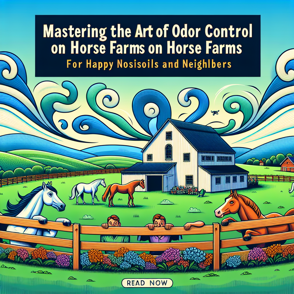 Mastering The Art Of Odor Control On Horse Farms For Happy Nostrils An ...
