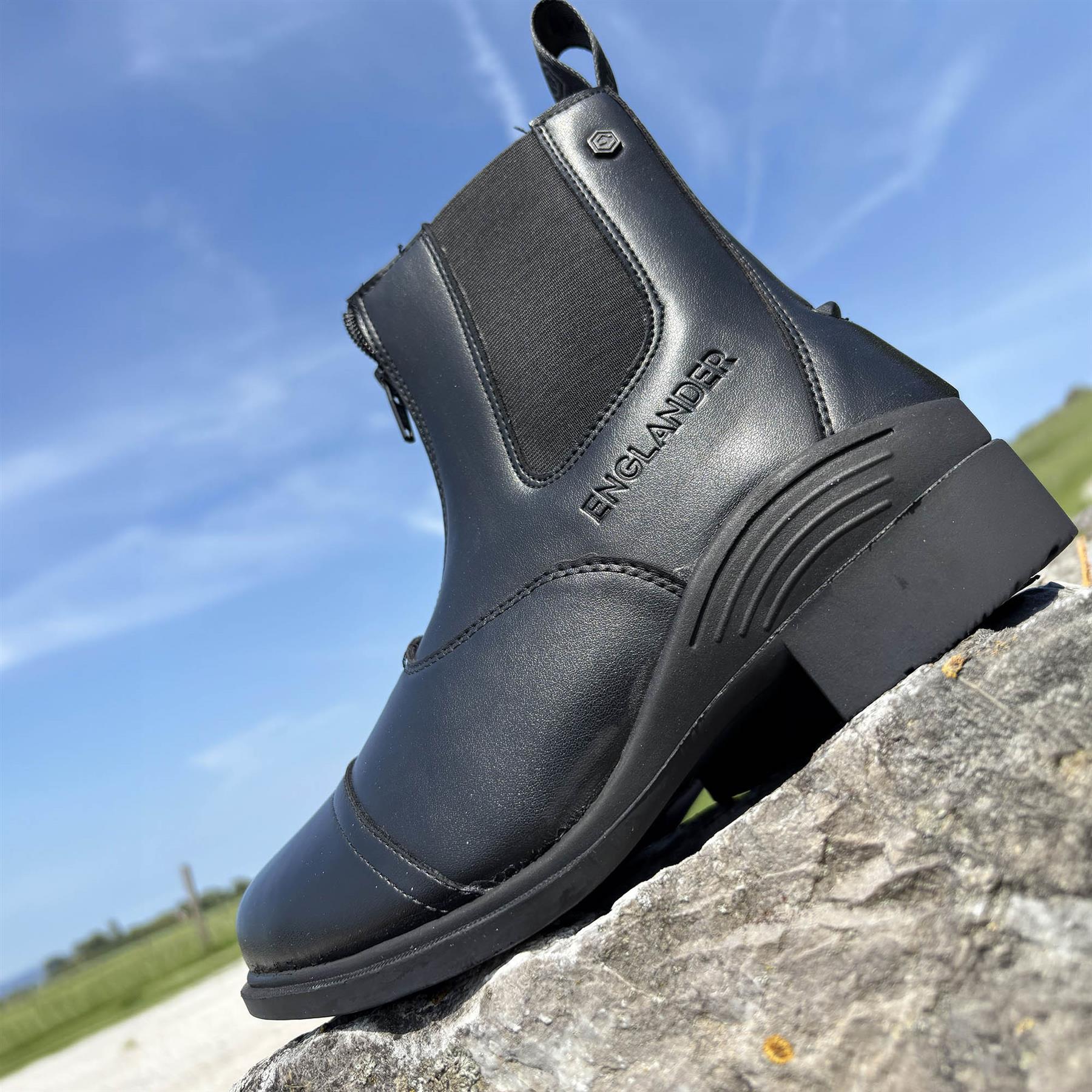 Englander Equestrian Gaia Zipped Adults Synthetic Jodhpur Boots – Just ...