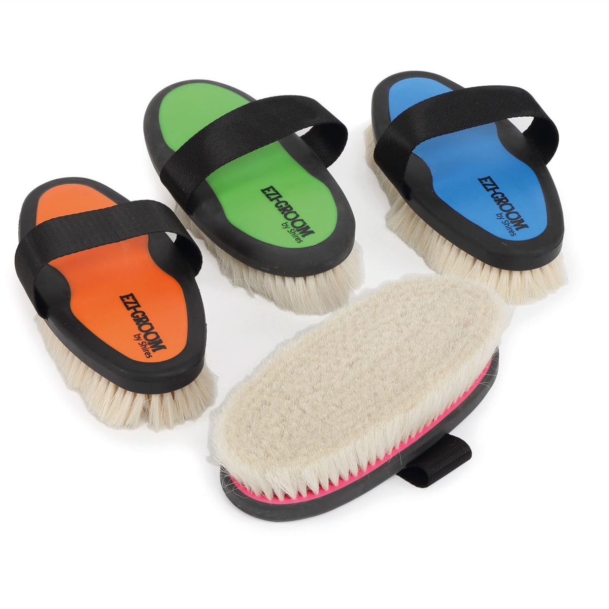 Shires Ezi-Groom Grip Body Brush | Next Day Delivery – Just Horse Riders