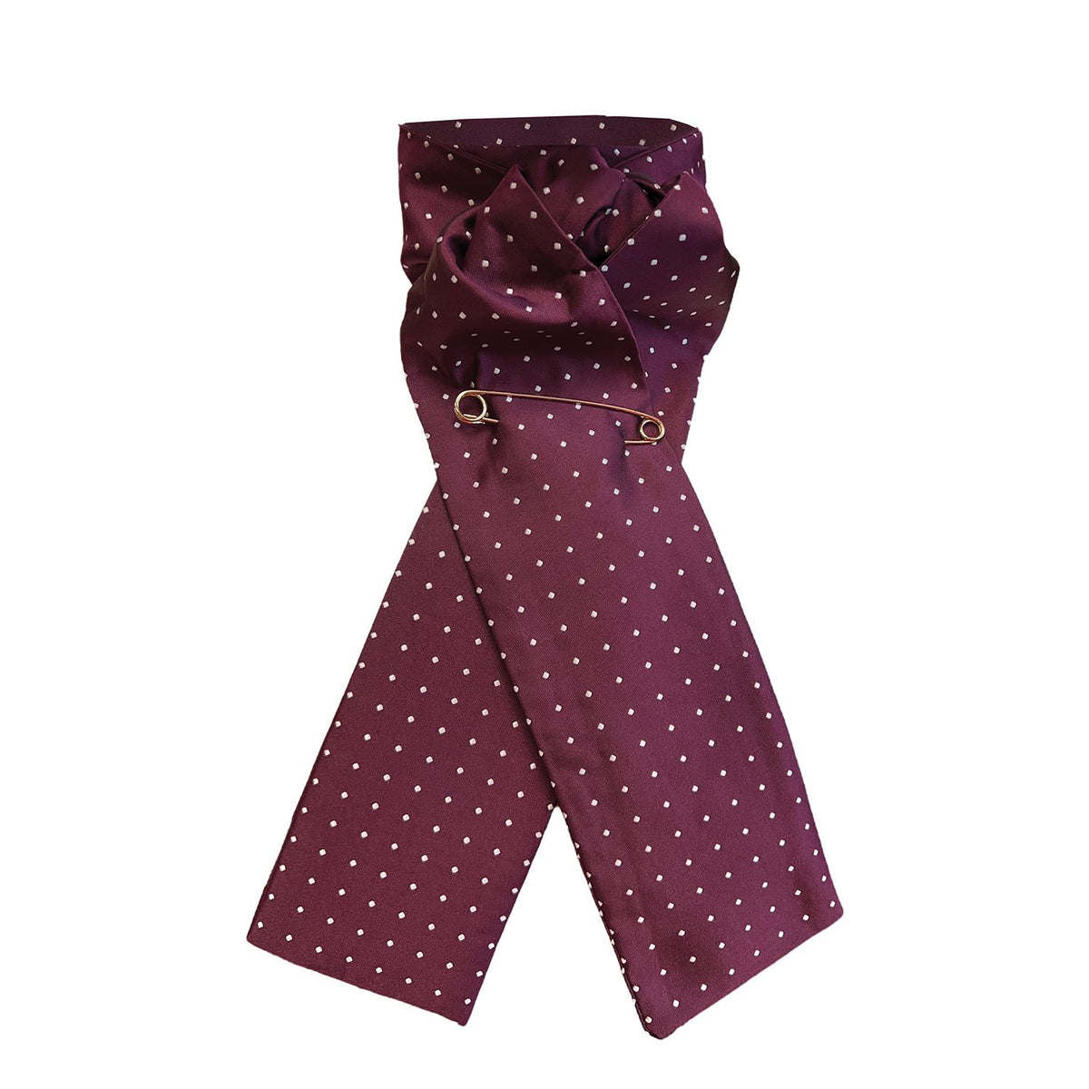 Equetech Ready Tied Stock Pin Spot | Easy Use – Just Horse Riders