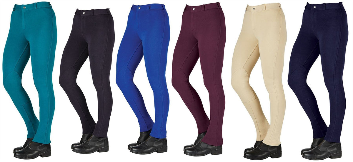 Saxon Warm Up Cotton Ladies Jodhpurs – Just Horse Riders
