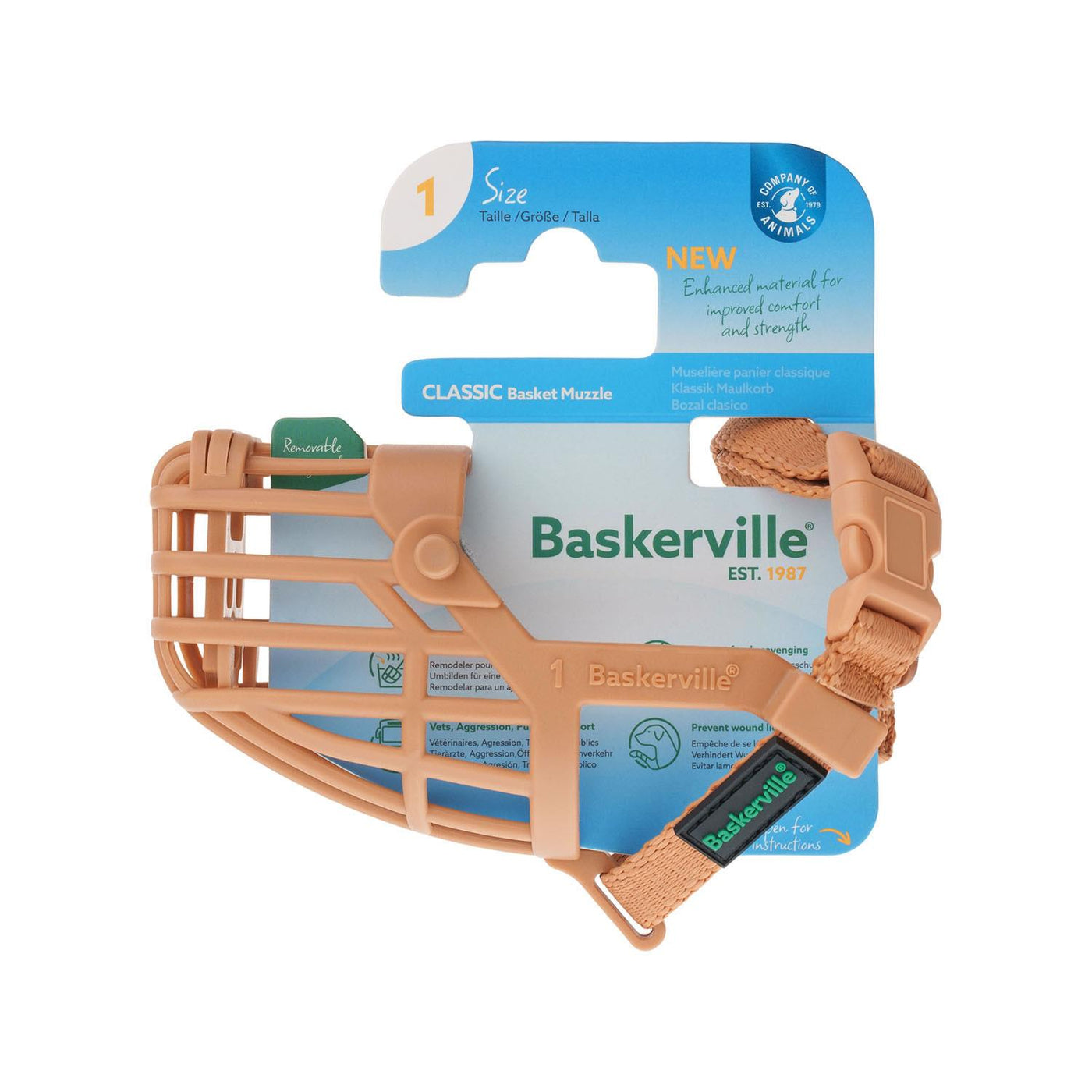 Baskerville Classic Muzzle | Next Day Delivery | Comfortable – Just ...