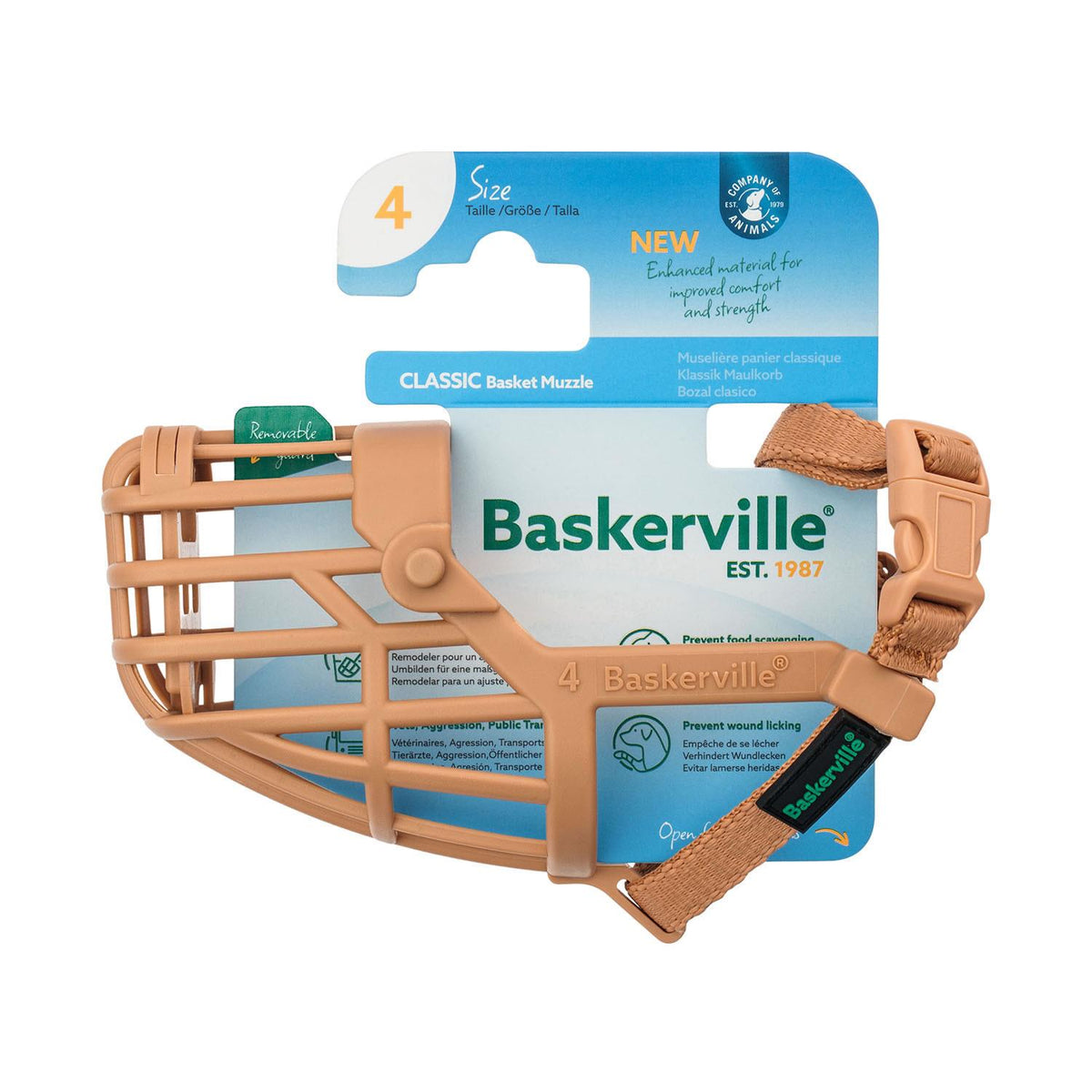 Baskerville Classic Muzzle | Next Day Delivery | Comfortable – Just ...