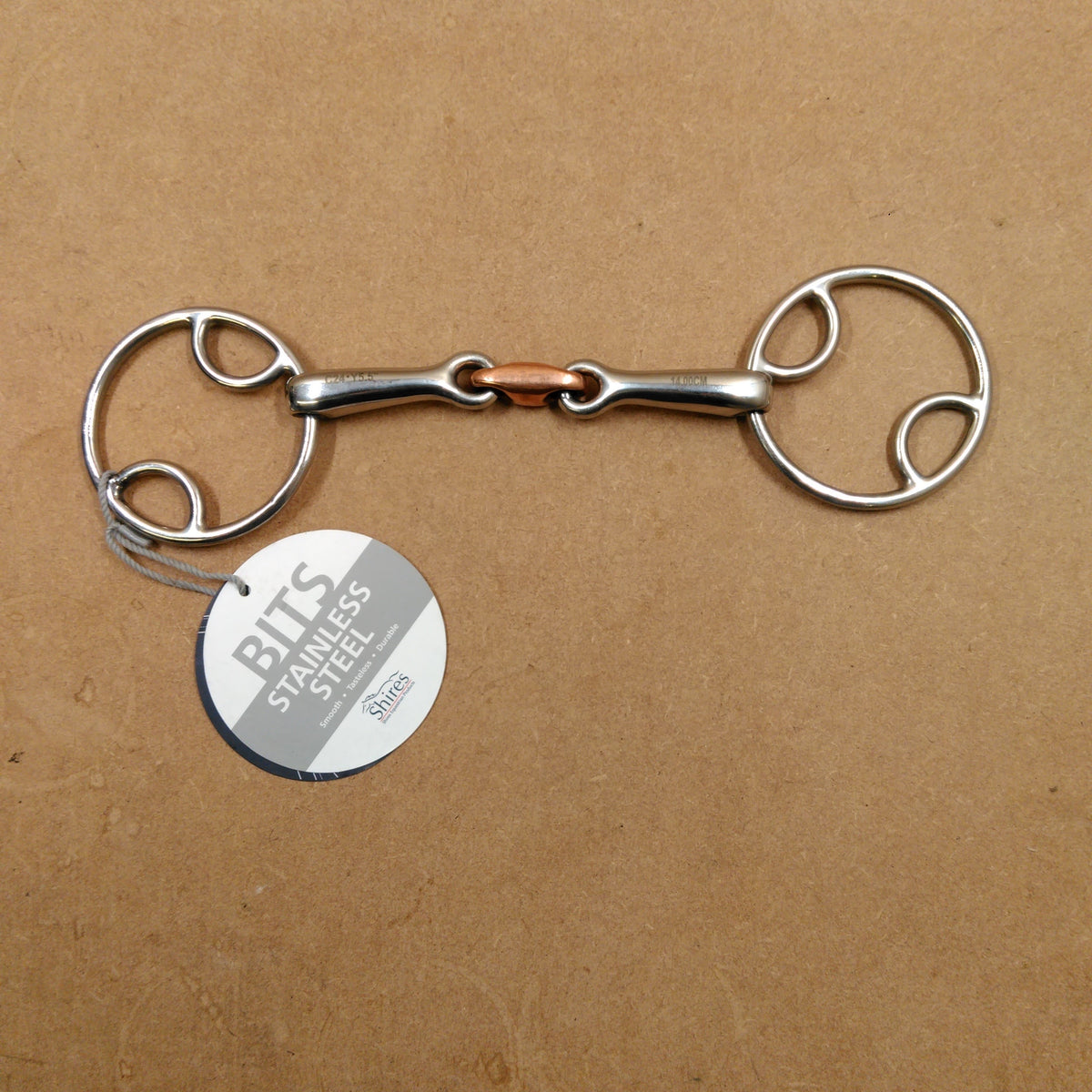 [Grade A - Clearance] Shires Bevel Bit With Copper Lozenge Stainless S ...