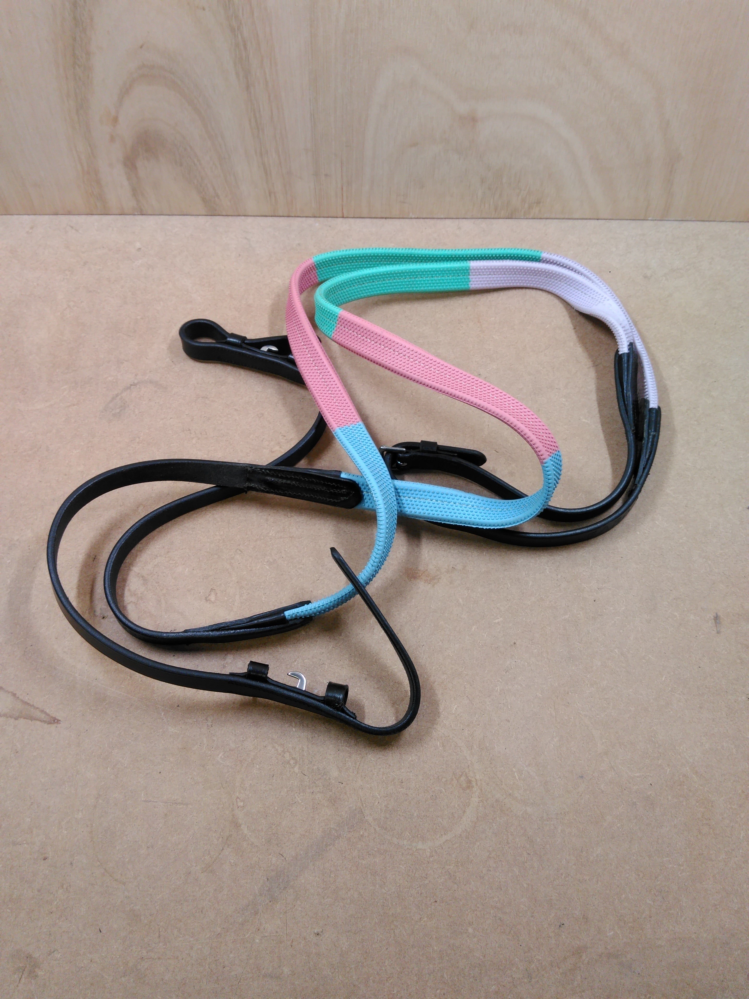 [Grade B - Clearance] Shires Aviemore Rubber Grip Training Reins Black ...