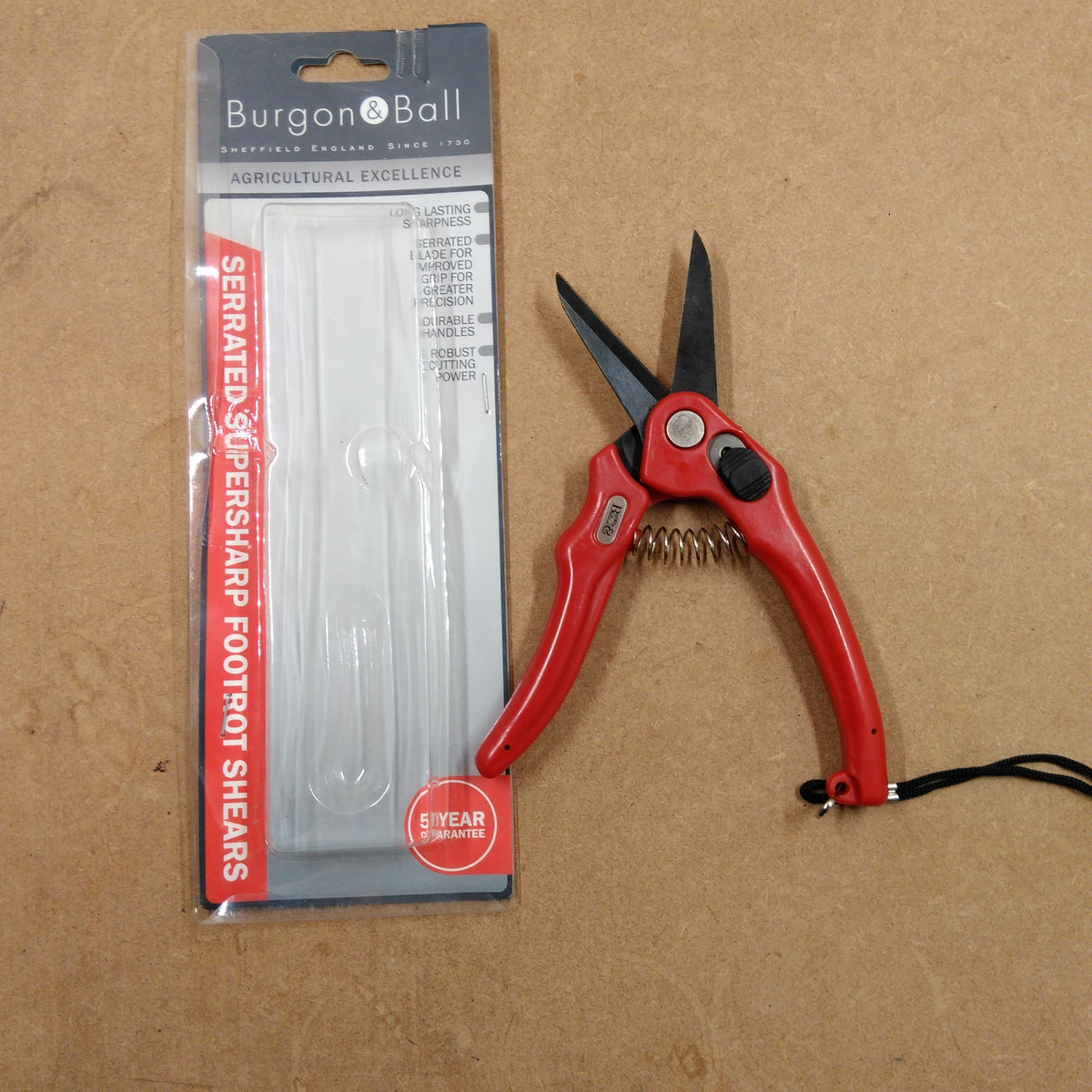 [Grade B - Clearance] Burgon & Ball Footrot Shears Serrated Supersharp ...