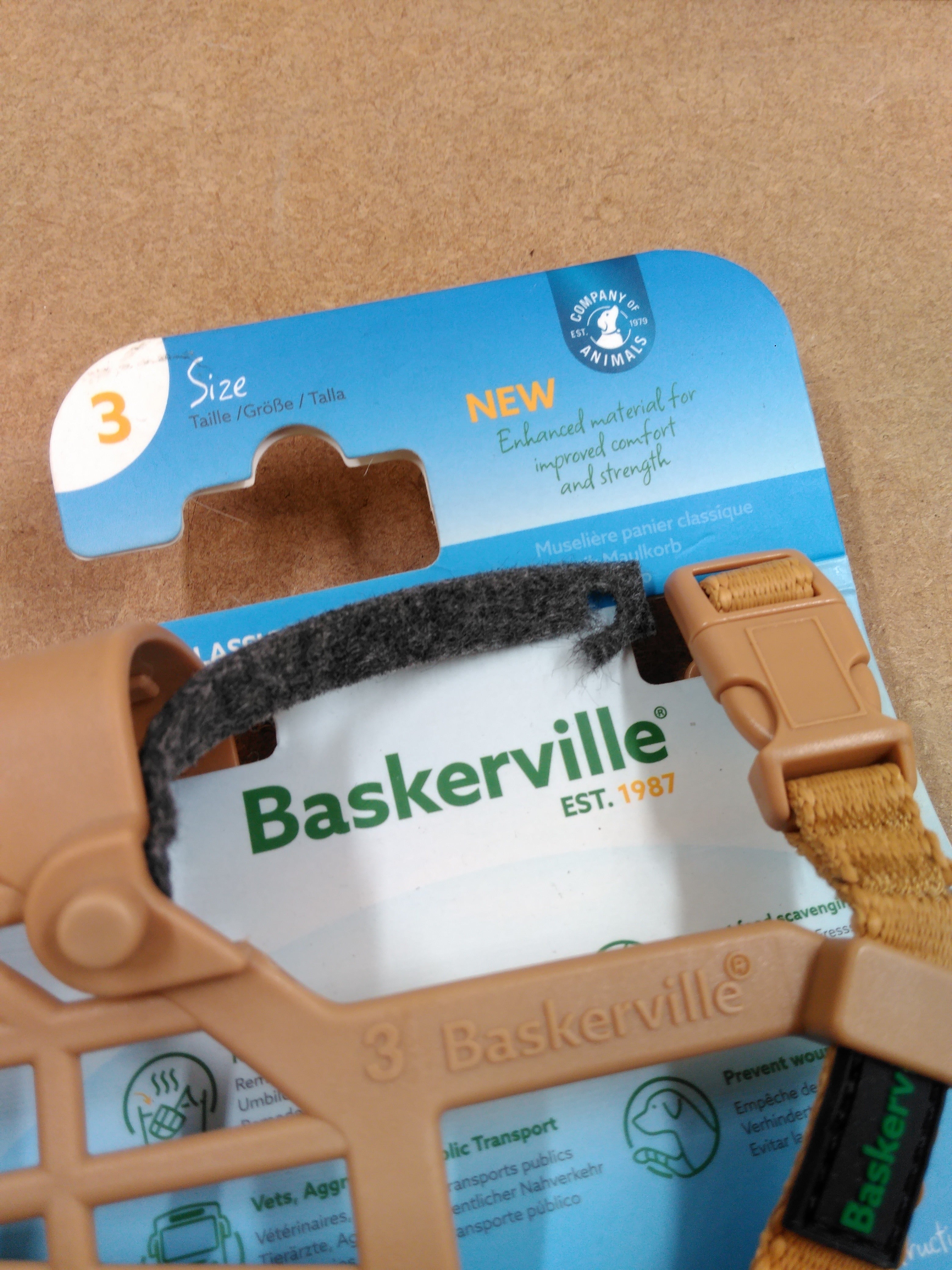 [Grade B - Clearance] Baskerville Classic Muzzle One Colour Size 3 – S ...