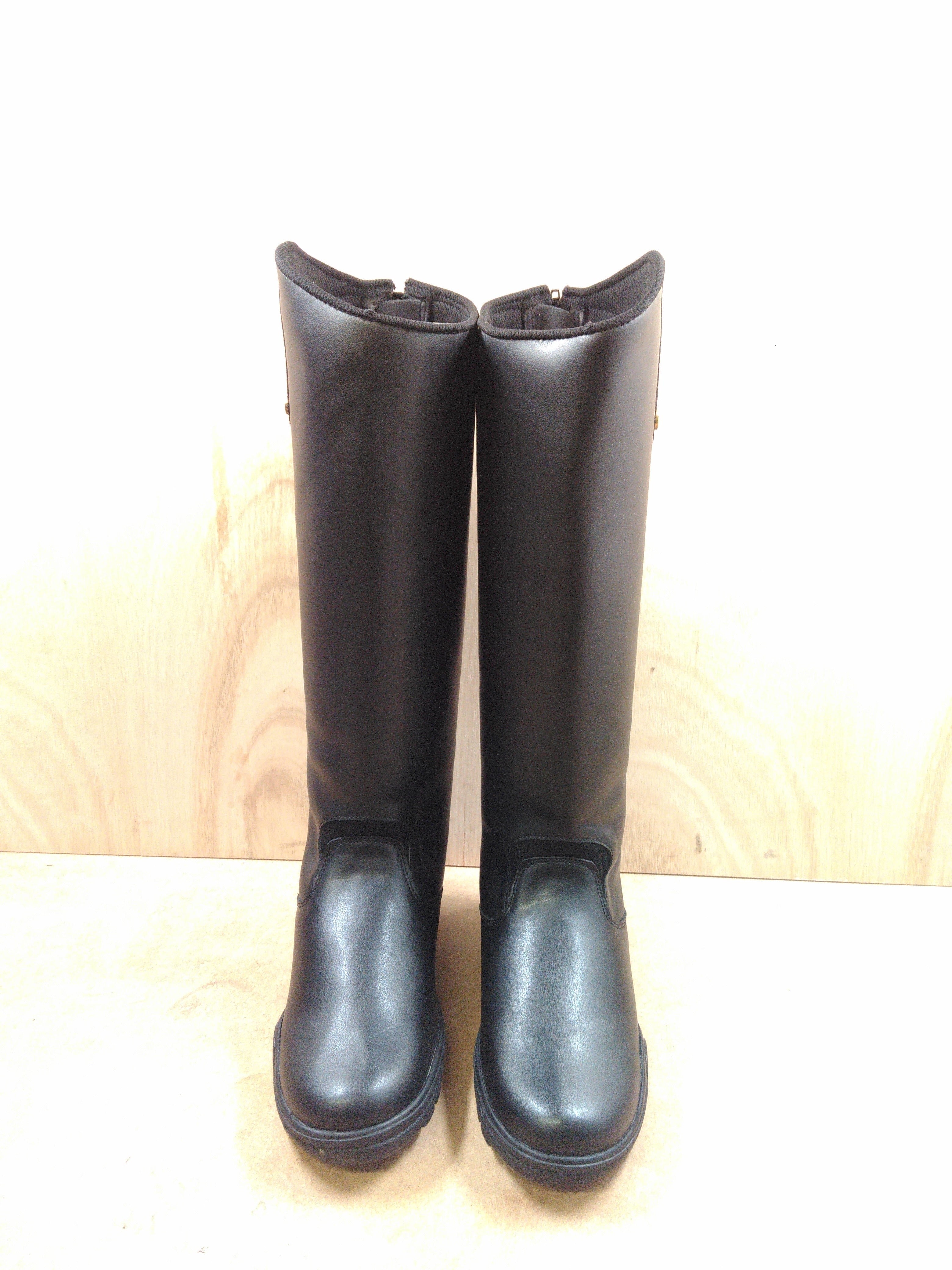 [Grade A - Clearance] Rhinegold Nebraska Synthetic Long Boot Wide Leg ...