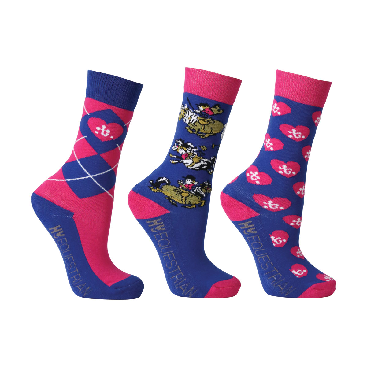 Hy Equestrian Thelwell Kids Socks | Comfortable – Just Horse Riders
